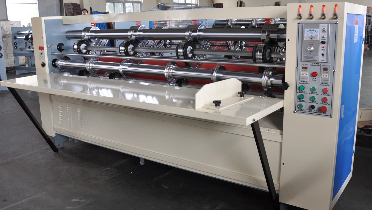 Slitter manual mecánico BFY-2500 - Corrugadoras, Impresoras ...